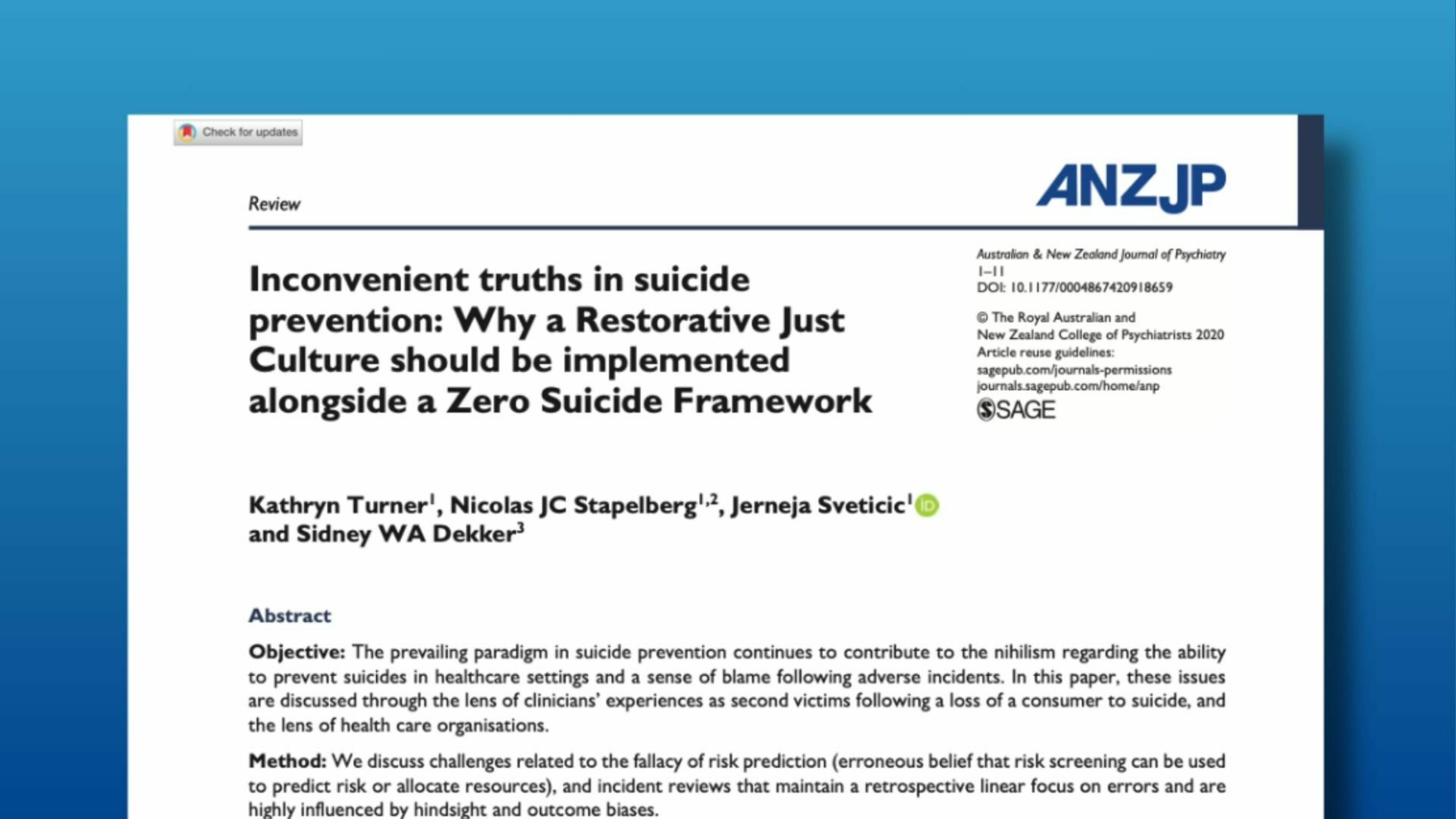 SafeSide Prevention | The Restore Network: Leadership for a Just