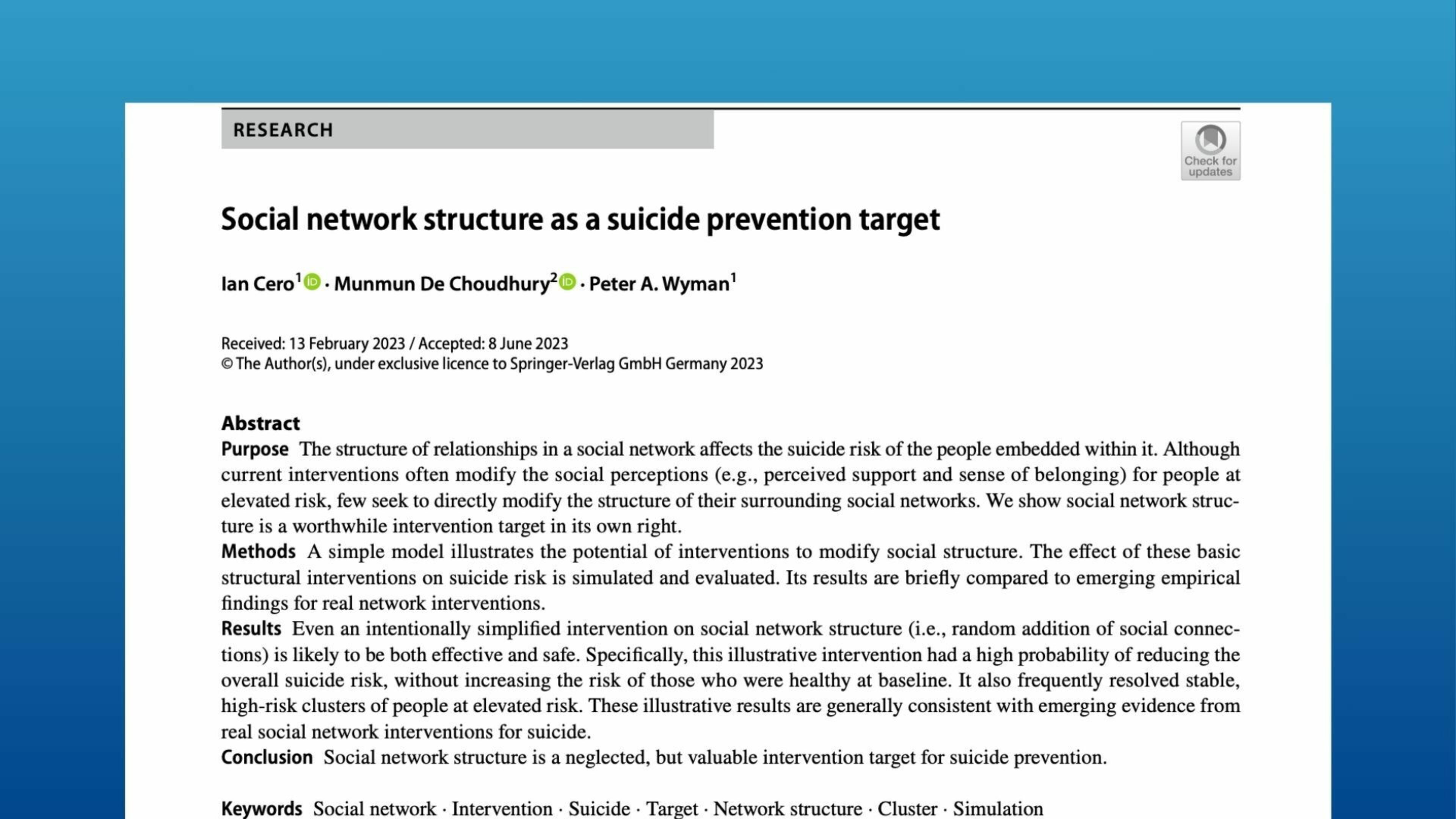 SafeSide Prevention | SafeSide Connect